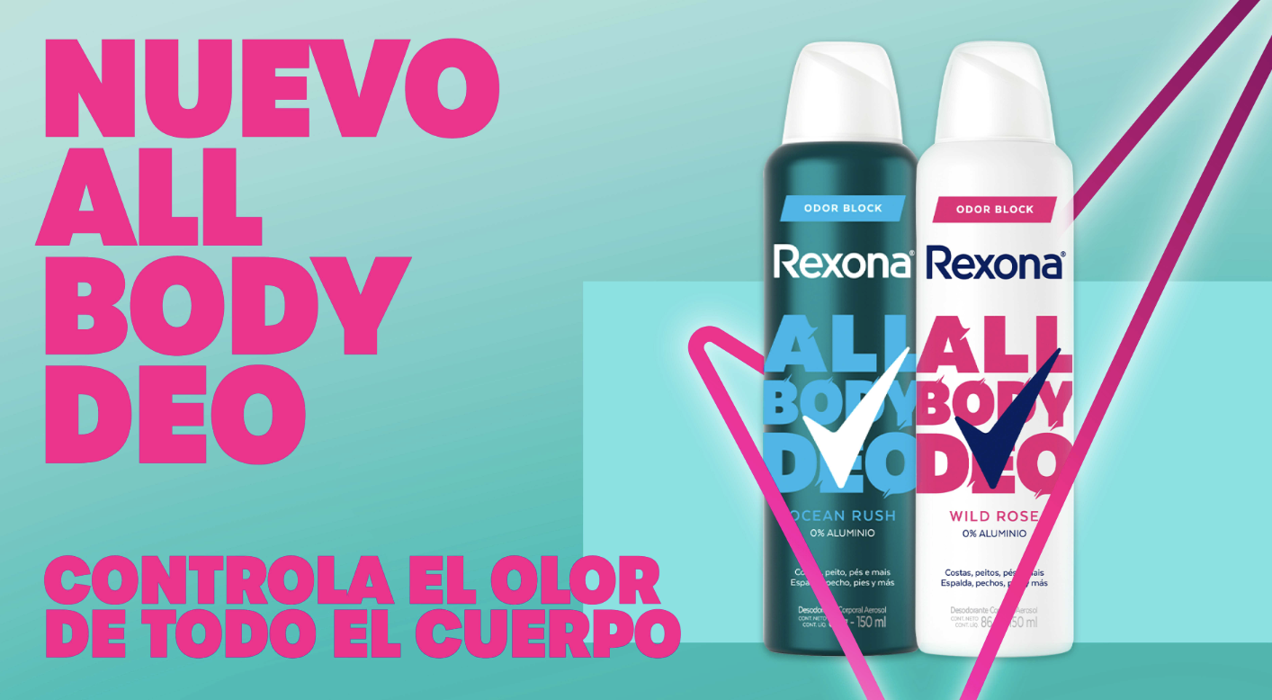 Rexona introduce All Body Deo, desodorante integral para todas las ...